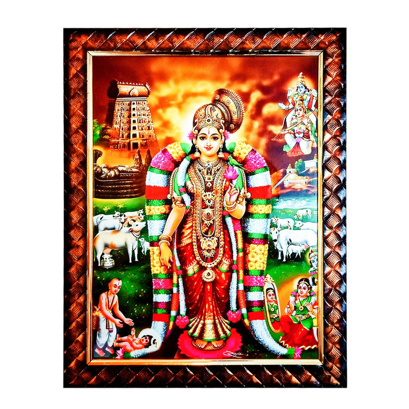 Buy Goda Devi Andal Photo Frame 10x12.5 Inch for Pooja Ghar Temple | My ...