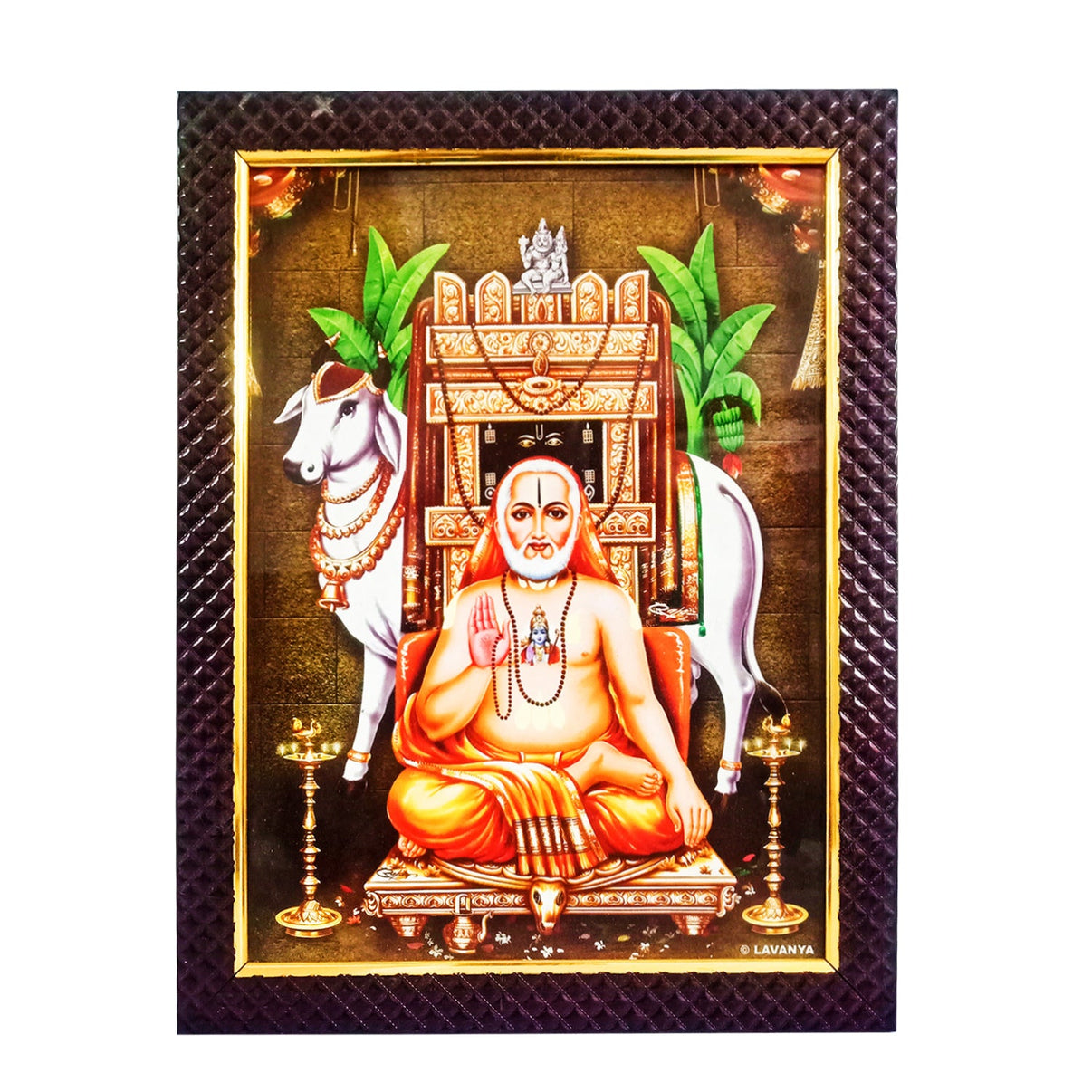 Sri Raghavendra Swamy Photo Frame for your Pooja Ghar / Office / Templ ...
